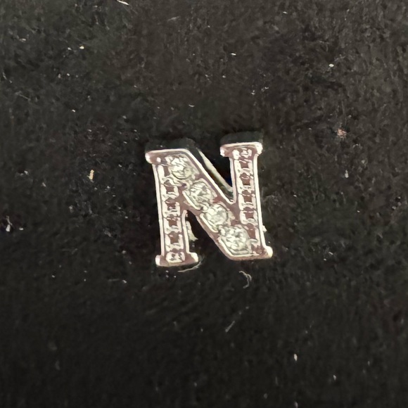 Origami Owl | Jewelry | Origami Owl Silver Rhinestone Letter N Charm ...